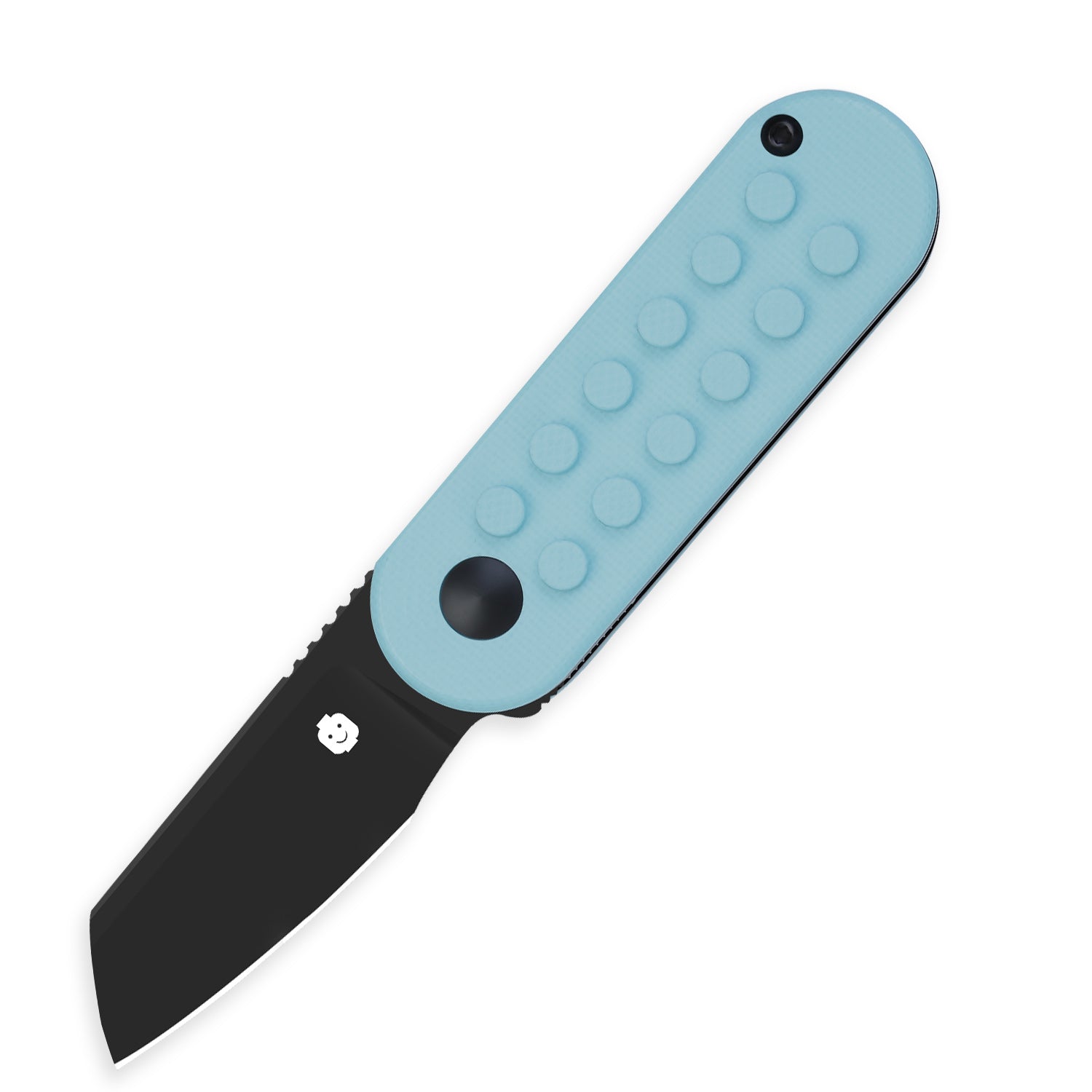 Mini Bay | 14C28N | Blue Brick G10 Handle | V2583A2 – Kizer